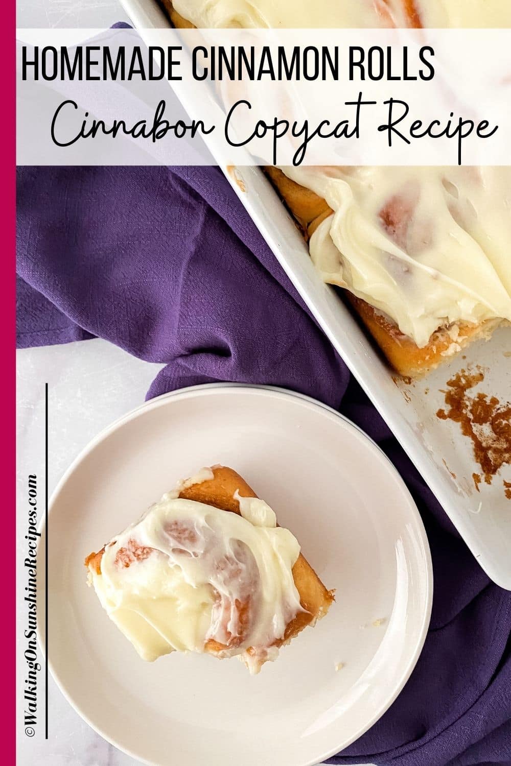 Homemade Cinnamon Rolls Cinnabon Copycat Recipe