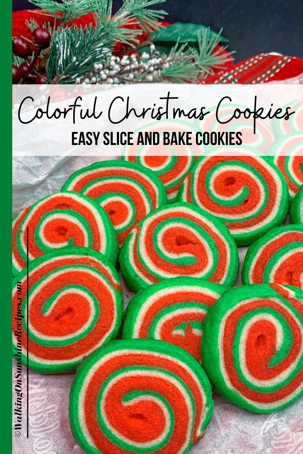 Colorful Christmas Cookies - Walking On Sunshine Recipes