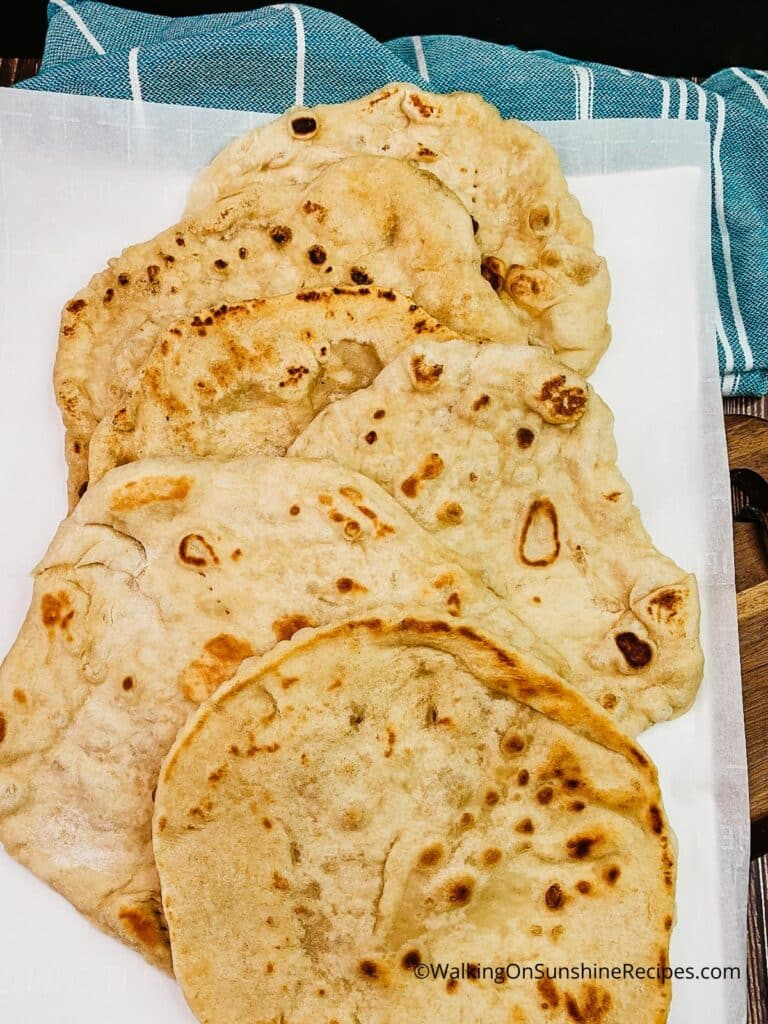 Easy Flatbread Recipe - Walking On Sunshine Recipes