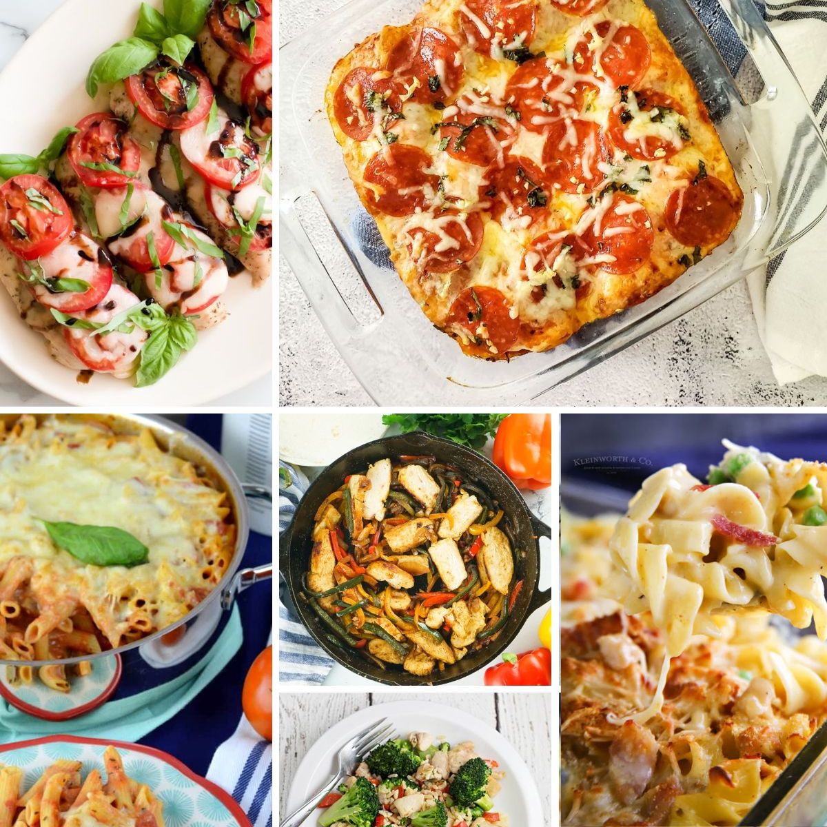 Easy Dinners for Busy Nights - Weekly Meal Plan