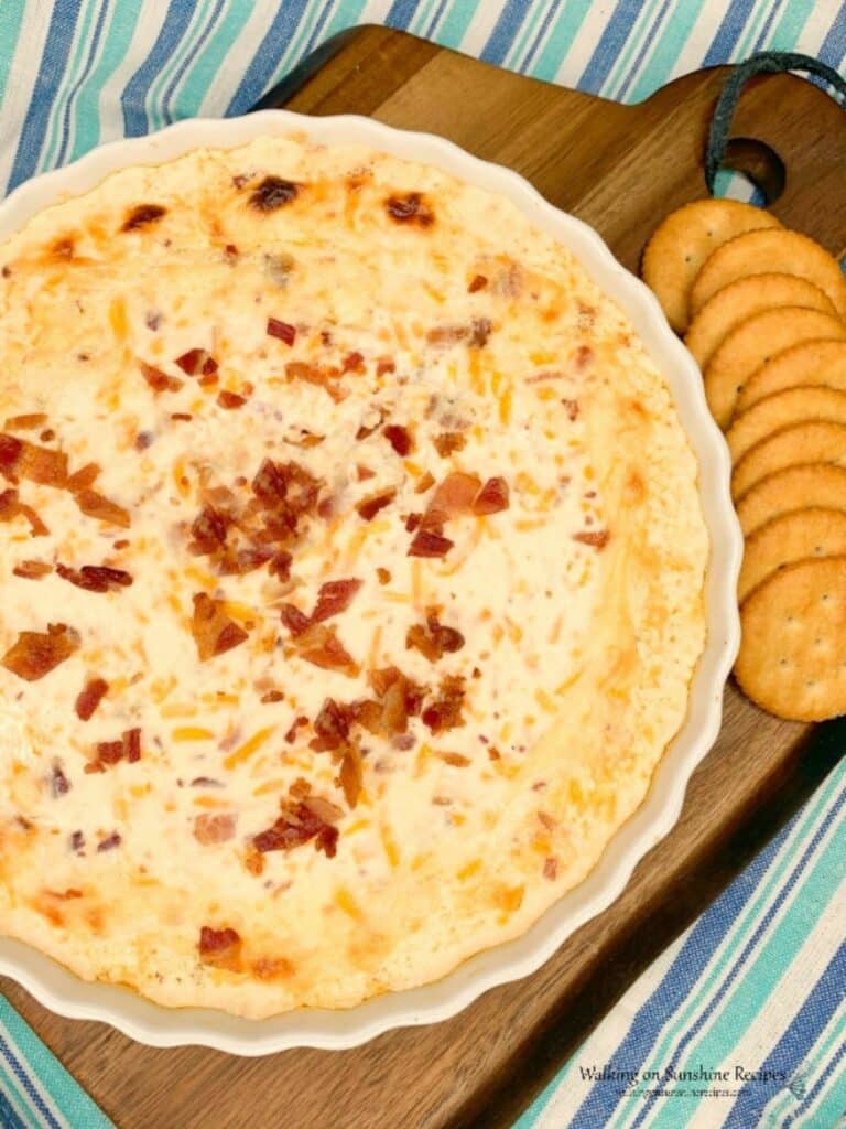 Warm Bacon Cheese Dip | Walking on Sunshine Recipes