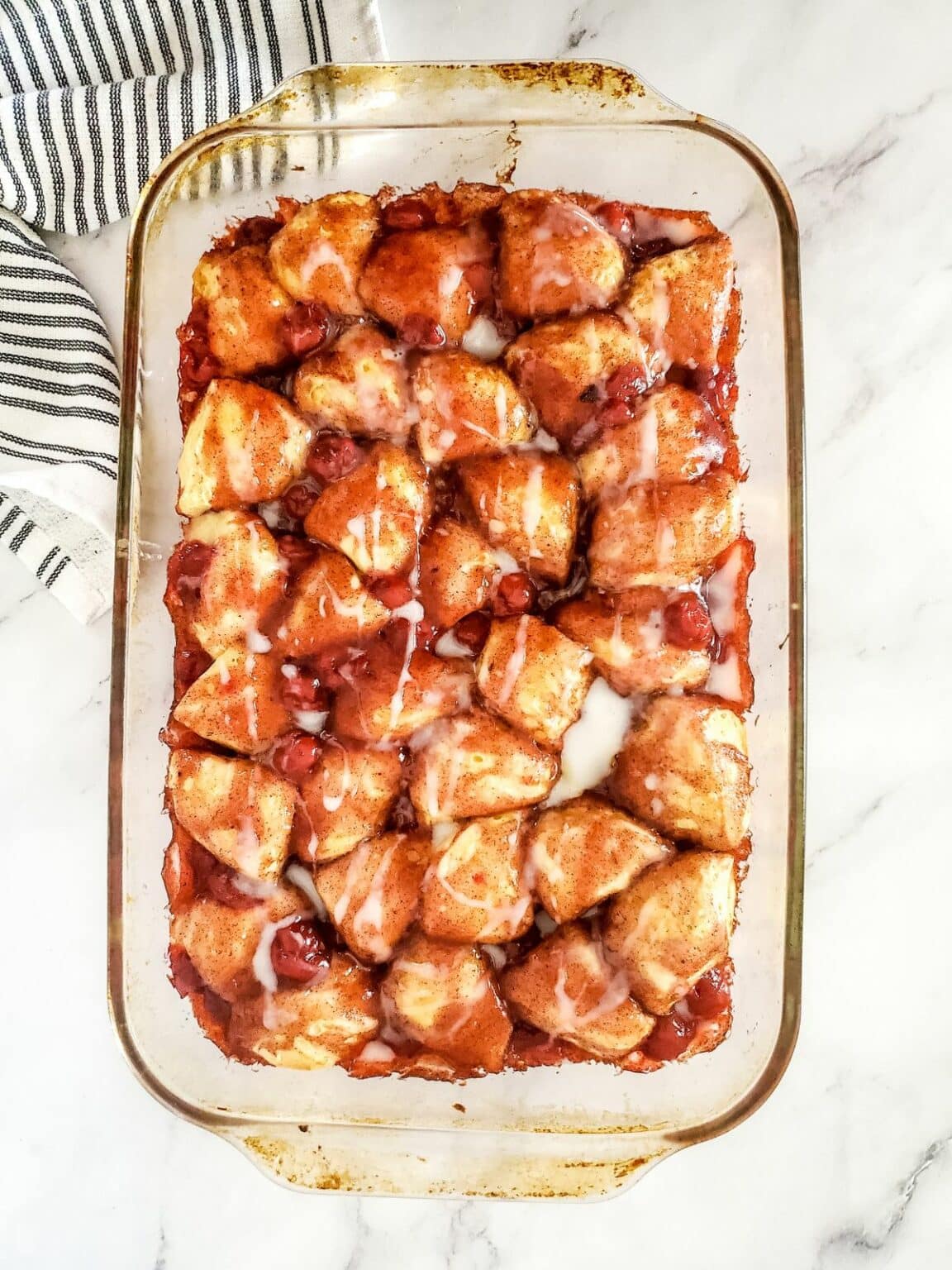 Cherry Pie Bubble Up Dessert | Walking on Sunshine Recipes
