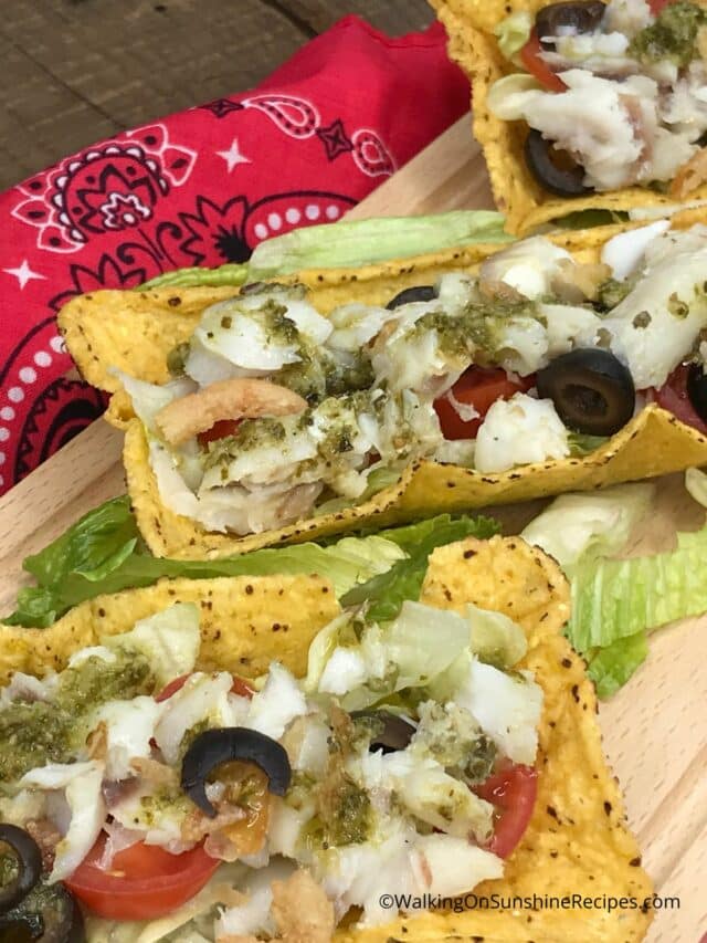 Kid-Friendly Fish Tacos made with Alaska Pollock | Dinner Recipe