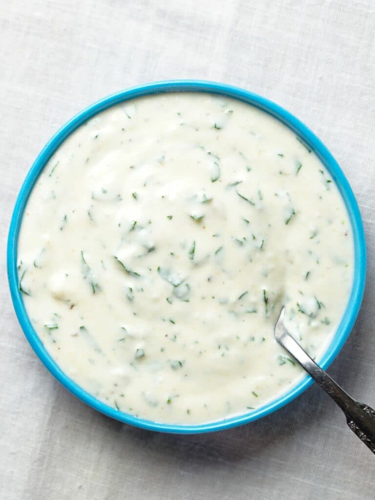 Easy Homemade Ranch Salad Dressing - Walking on Sunshine