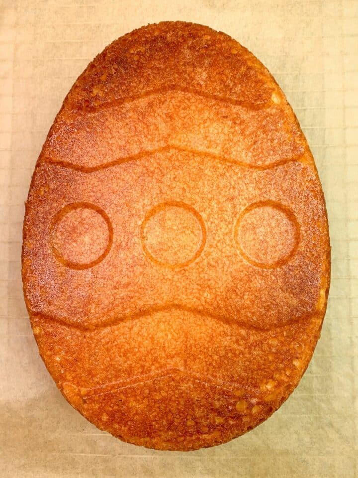 Easter Egg Cake - Walking On Sunshine Recipes