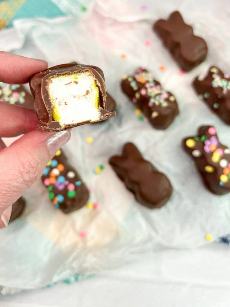 Chocolate Covered Peeps | Walking on Sunshine Recipes