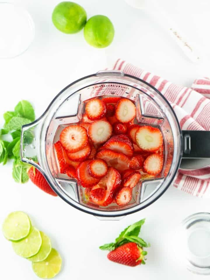 Strawberry Lime Water - Walking On Sunshine Recipes