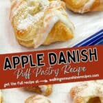 Apple Danish with Puff Pastry - Walking On Sunshine Recipes