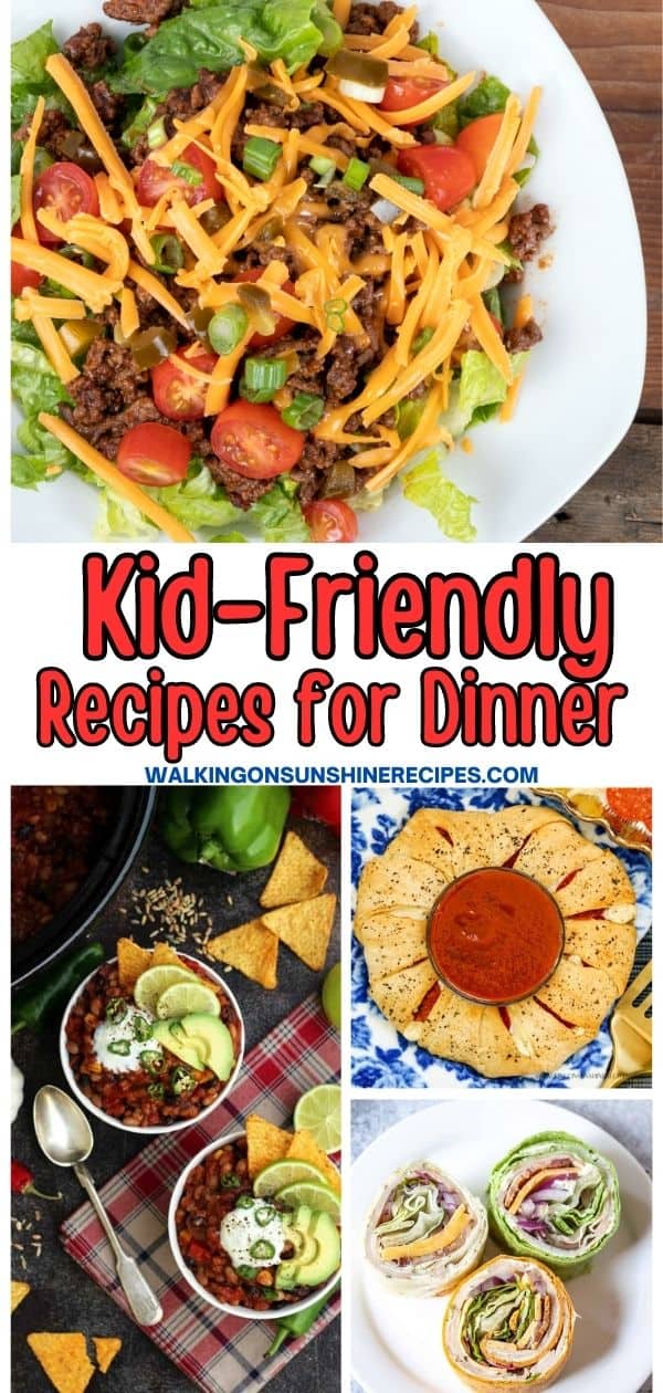 Kid-Friendly Meal Plan - Walking On Sunshine Recipes