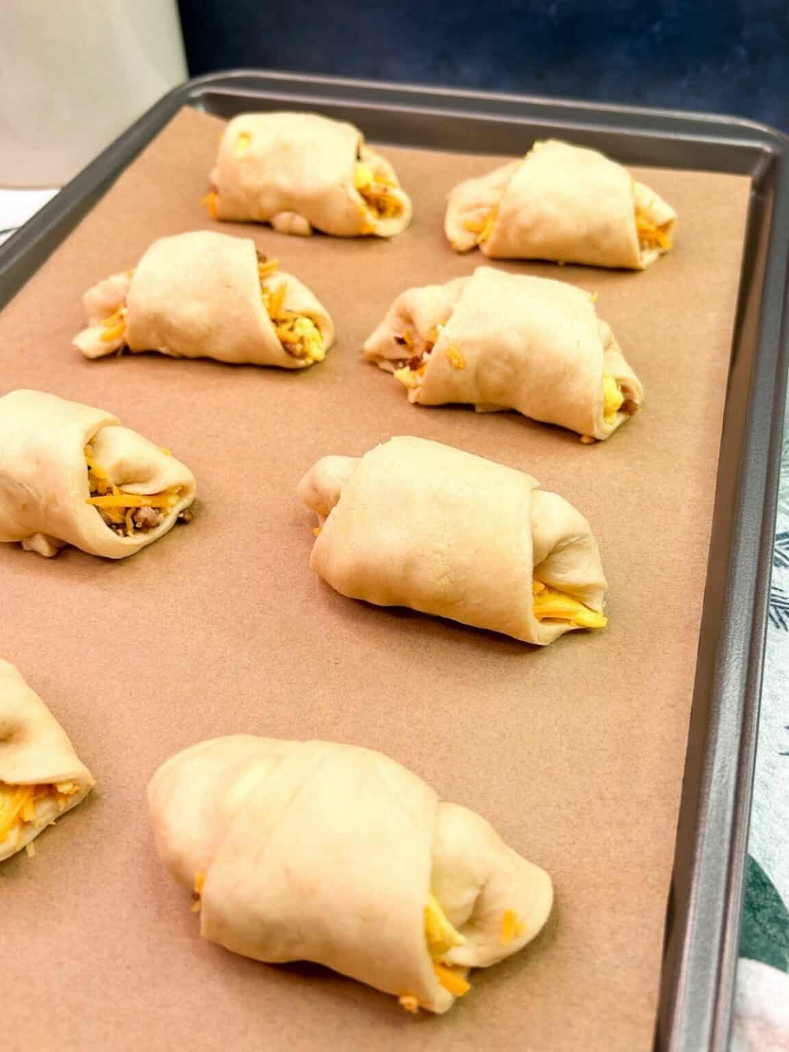 Breakfast Crescent Rolls - Walking On Sunshine Recipes