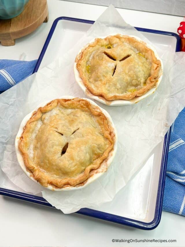 Apple Pie for Two - Walking On Sunshine Recipes