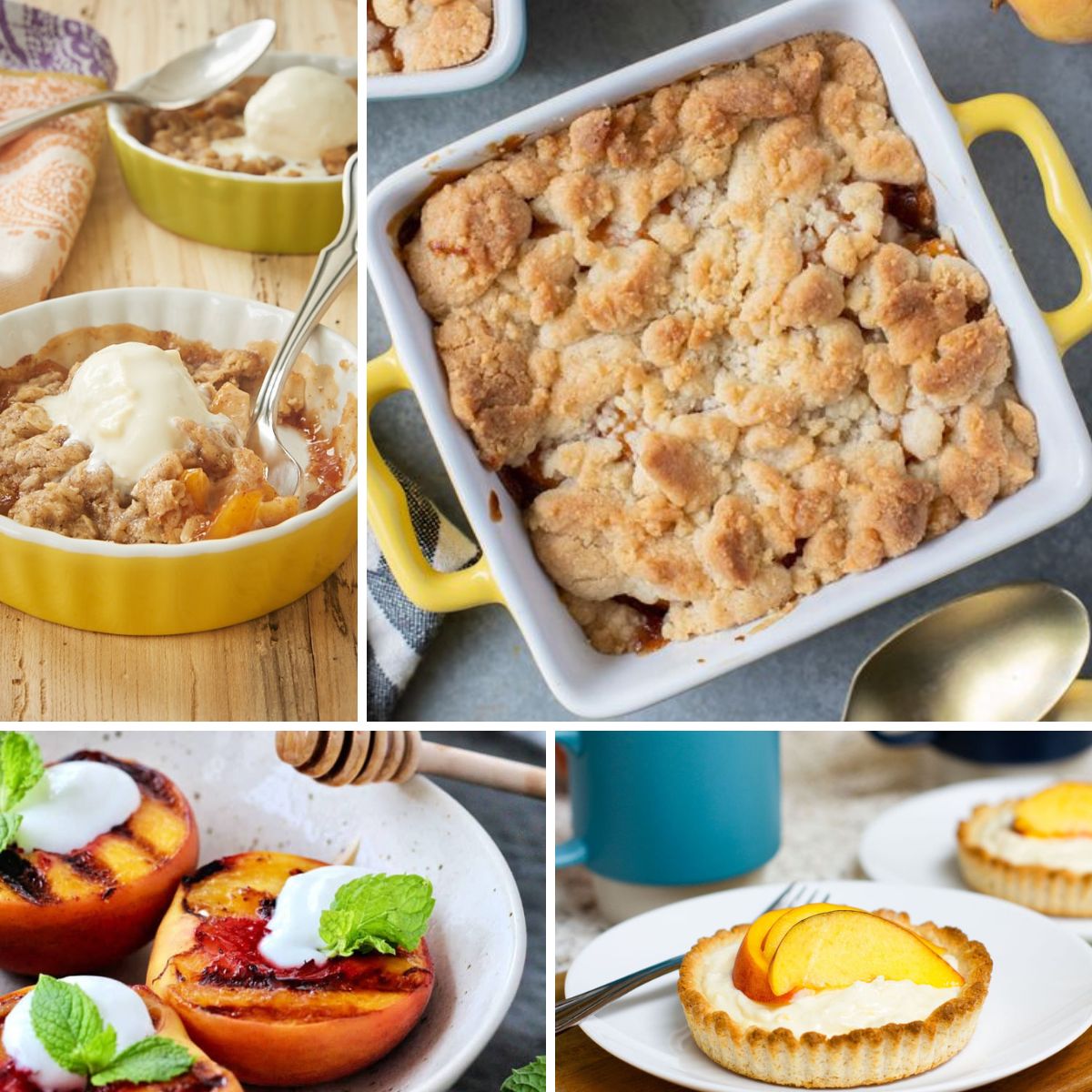 Peach Desserts for Two - Walking On Sunshine Recipes
