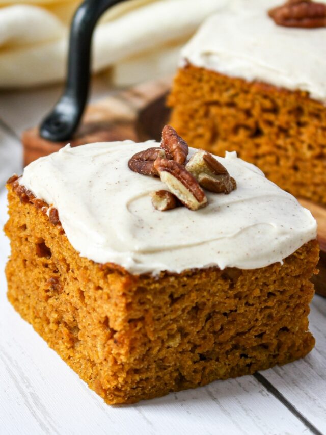 Homemade Pumpkin Spice Cake - Walking On Sunshine Recipes