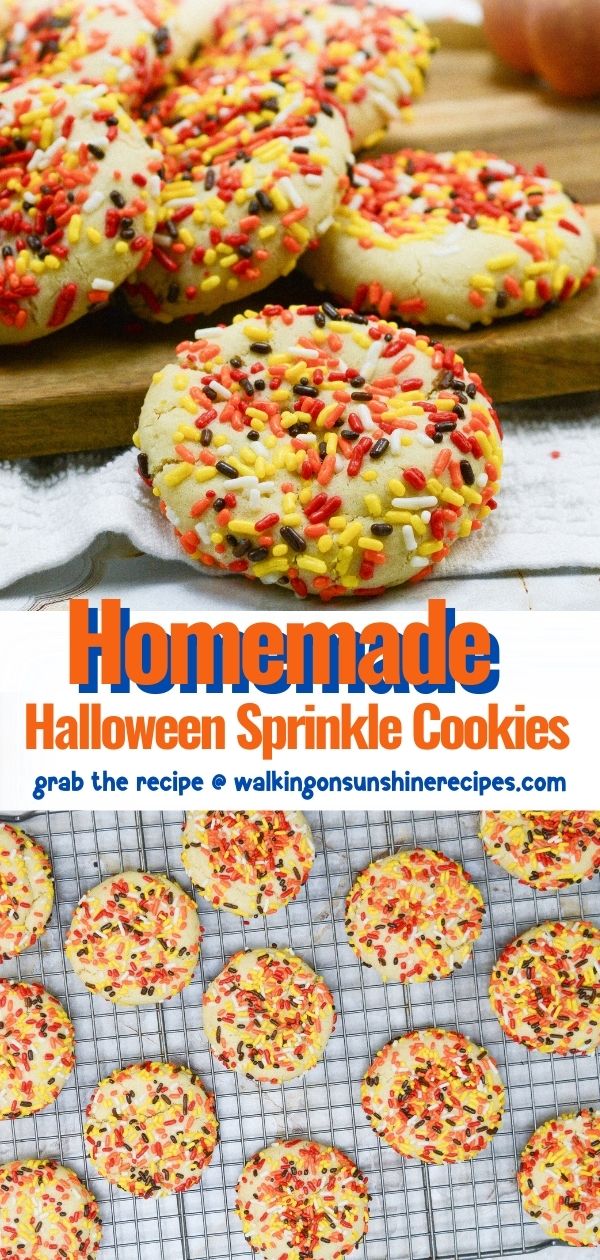 Homemade Halloween Cookies - Walking On Sunshine Recipes