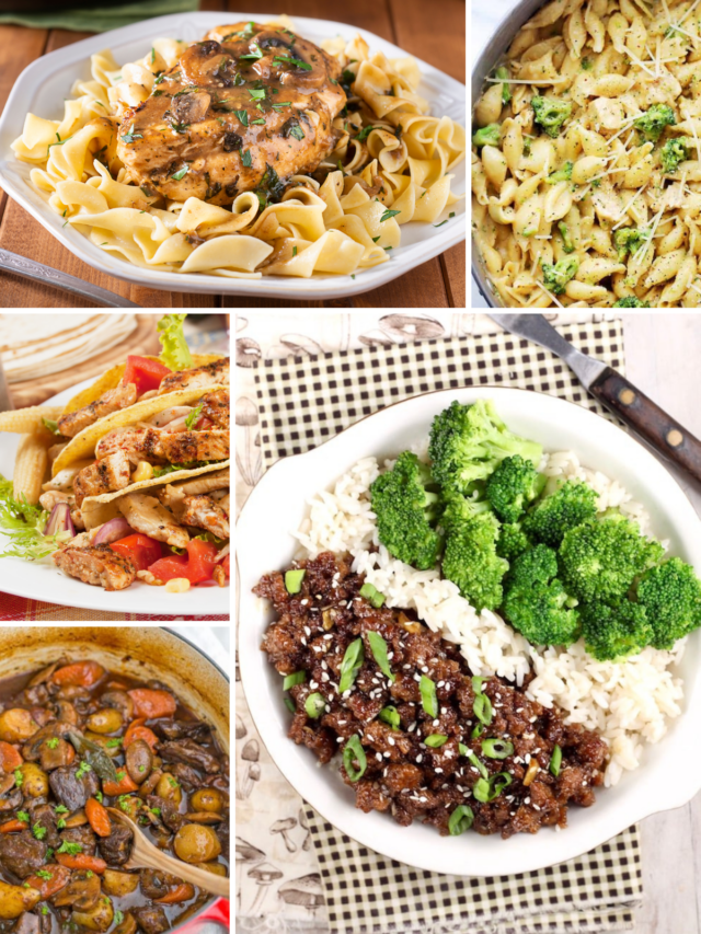 Five Easy Meals for the Week | Walking on Sunshine