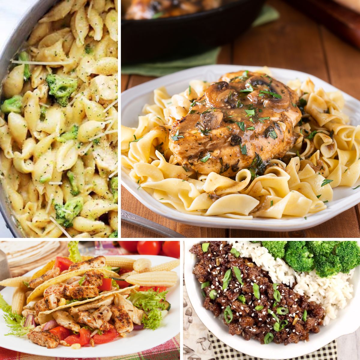 Five Easy Meals for the Week | Walking on Sunshine