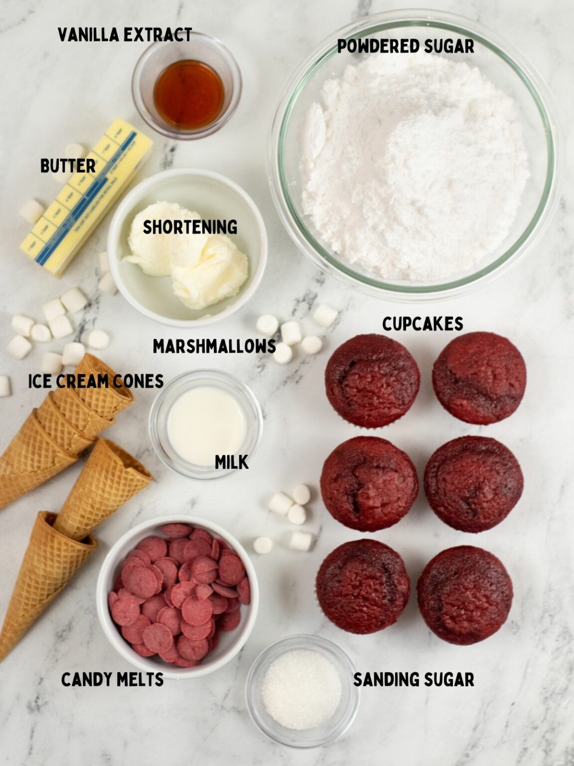 Santa Cupcakes - Walking On Sunshine Recipes