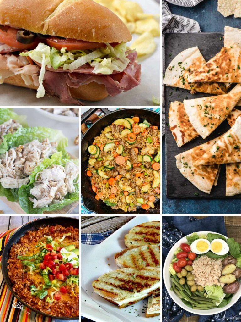 No Cook Meal Plan - Walking On Sunshine Recipes