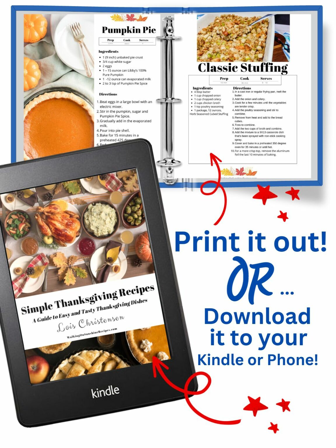 Thanksgiving Checklist Download - Walking On Sunshine Recipes
