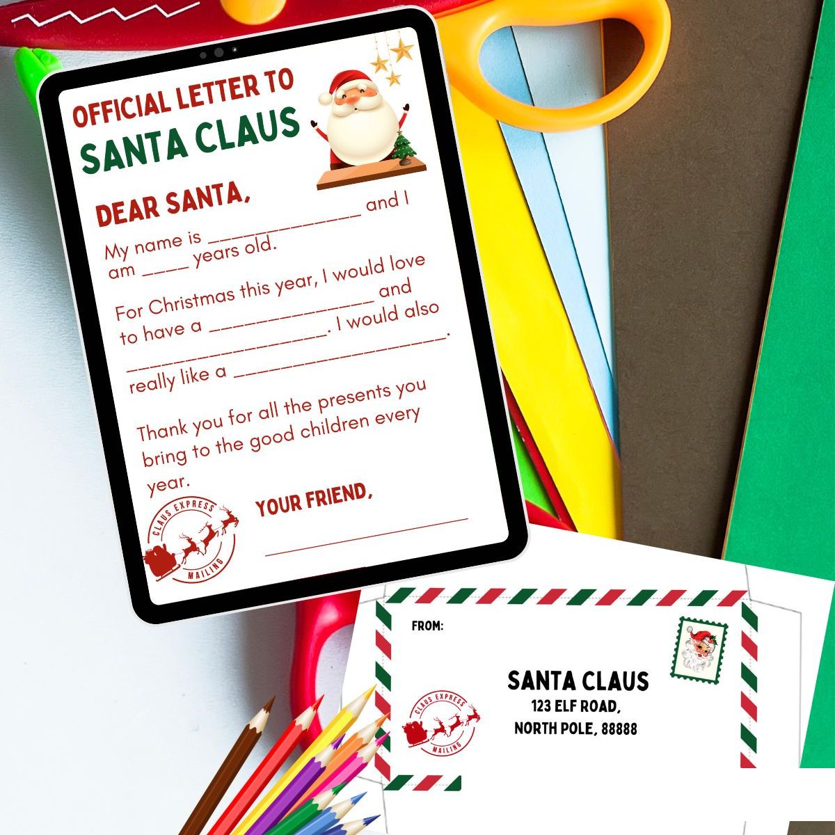 Dear Santa Letter | Walking on Sunshine Recipes