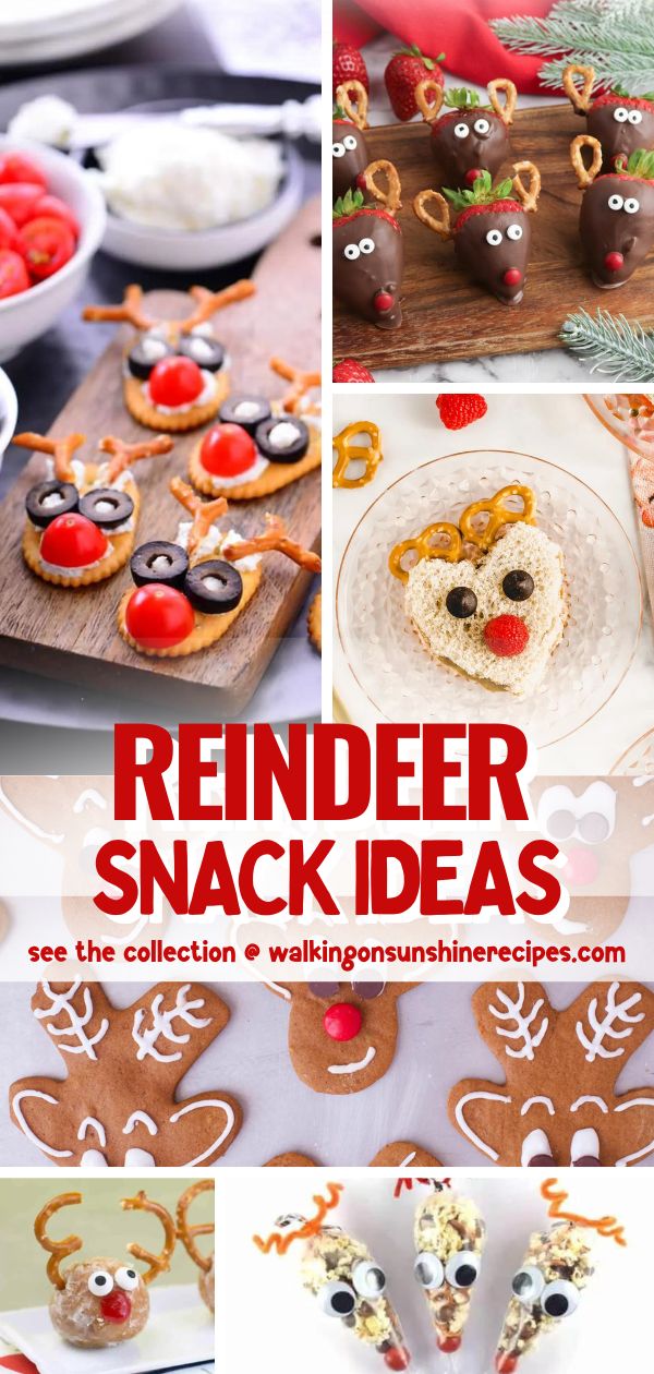 Reindeer Snack Ideas - Walking On Sunshine Recipes