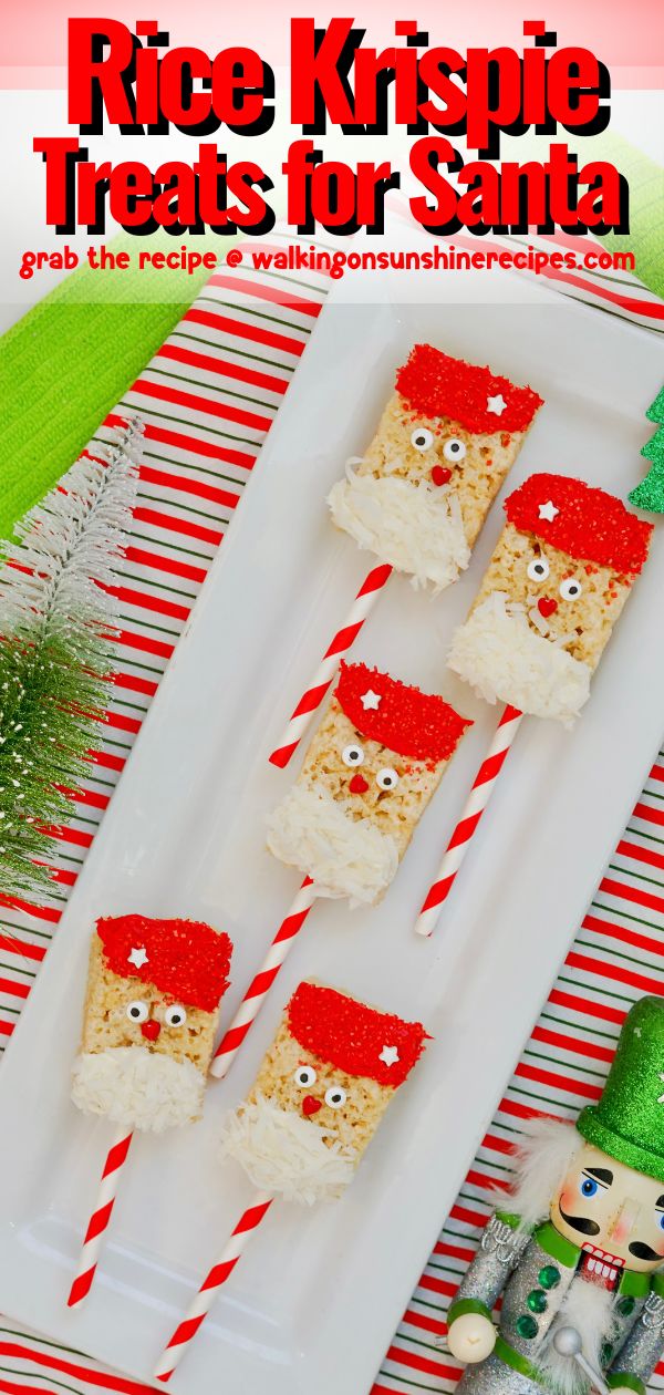 Treats for Santa - Easy No Bake Recipe - Walking On Sunshine Recipes