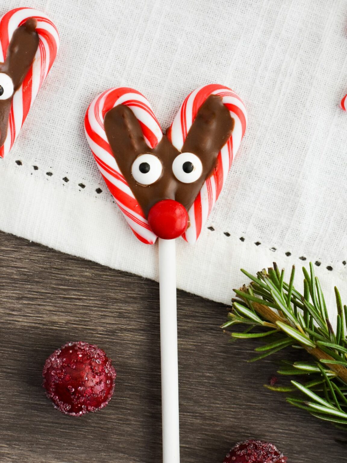 Reindeer Candy Canes - Walking On Sunshine Recipes