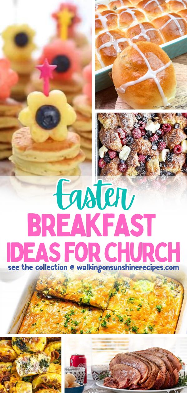 Easter Breakfast Ideas for Church - Walking On Sunshine Recipes
