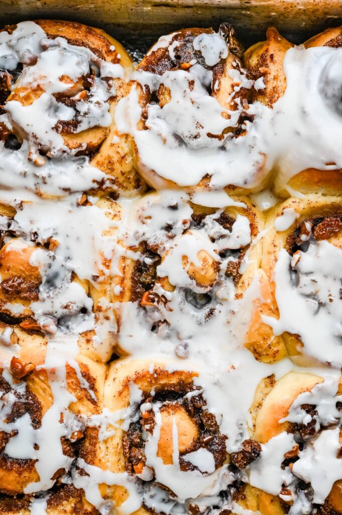 Wake up to Warm Gooey Overnight Cinnamon Roll Recipes - Walking On ...