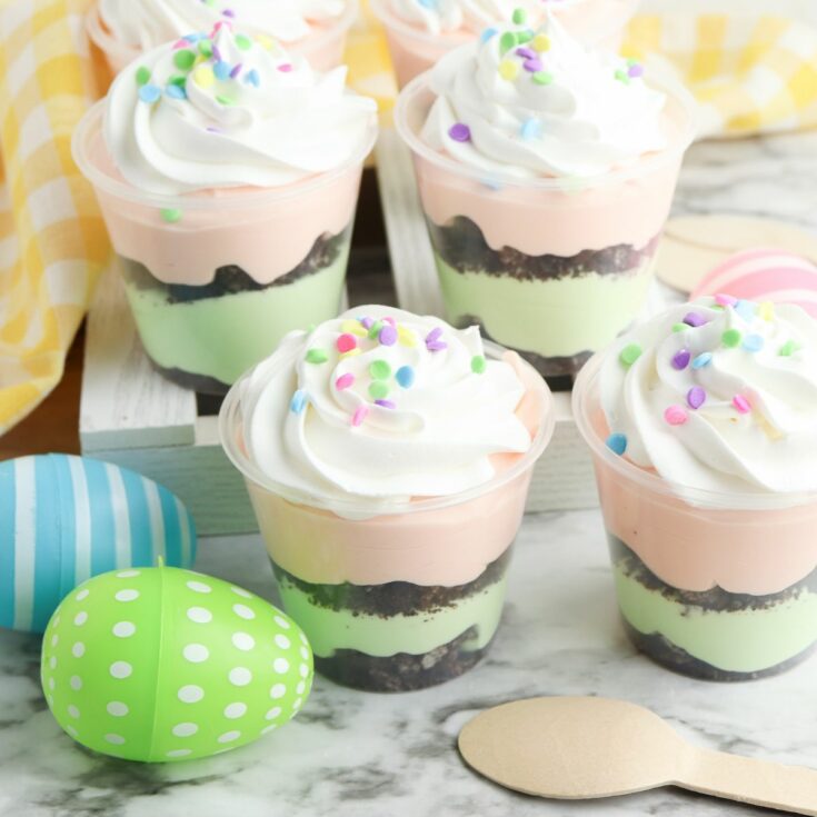 Easter Pudding Cups - Walking On Sunshine Recipes