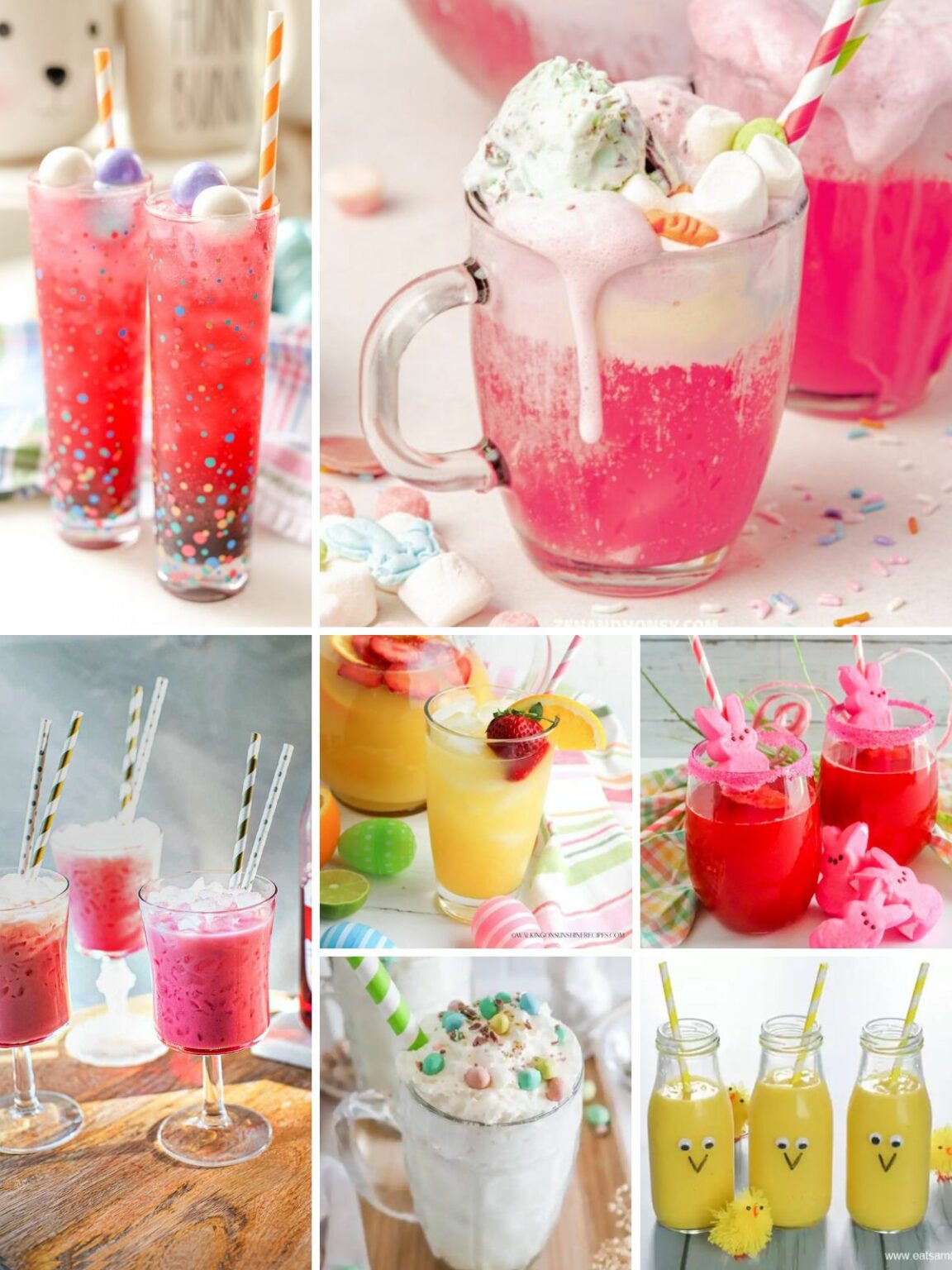 Easter Drinks for Kids: 17 Fun, Colorful Ideas - Walking On Sunshine ...
