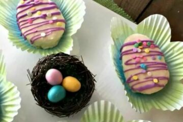 Mini Easter Egg Cakes | Walking on Sunshine Recipes