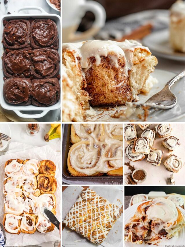 Wake up to Warm Gooey Overnight Cinnamon Roll Recipes - Walking On ...