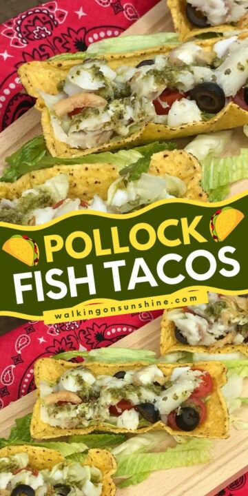 Kid-Friendly Fish Tacos made with Alaska Pollock | Dinner Recipe