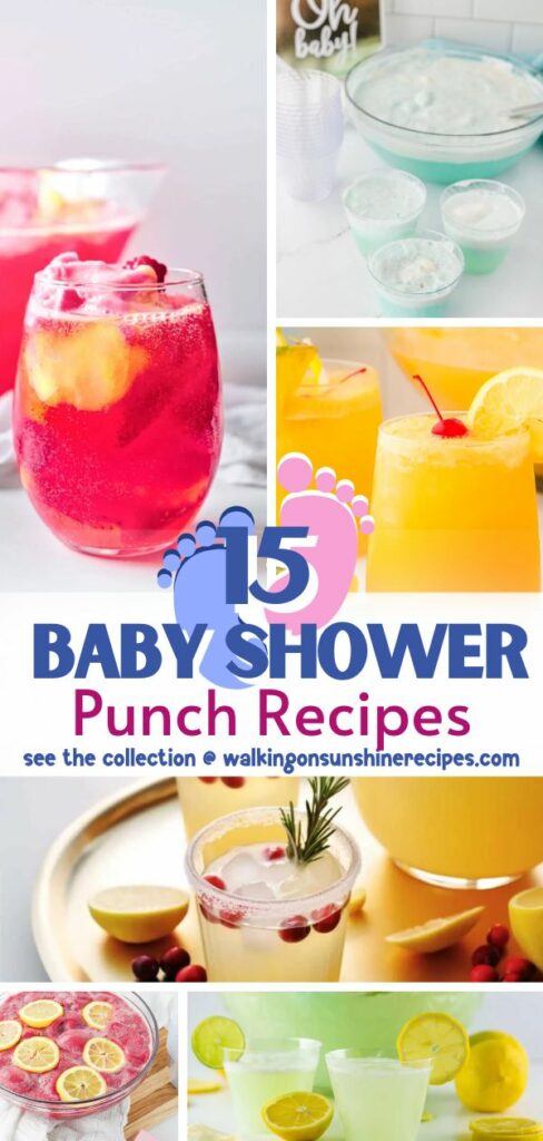 Punch Recipes for Baby Shower - Walking On Sunshine Recipes