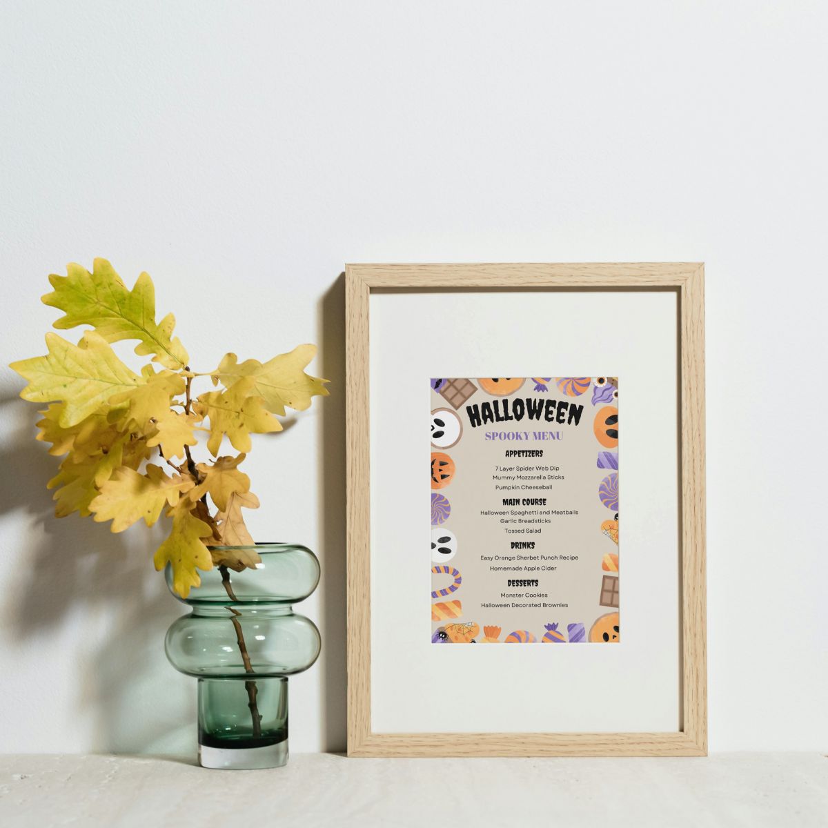 Get Your Ghoul On with This Spooky Halloween Menu Template! - Walking ...