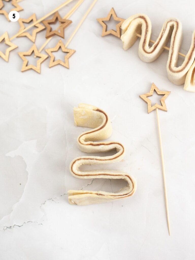 Puff Pastry Trees on a Stick with Nutella - Walking On Sunshine Recipes