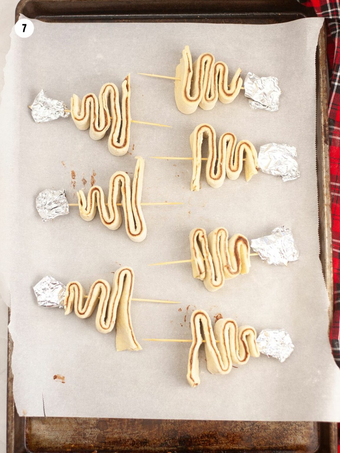 Puff Pastry Trees on a Stick with Nutella - Walking On Sunshine Recipes