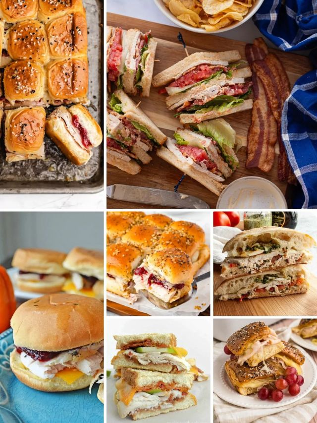 Leftover Turkey Sandwich Recipes Story - Walking On Sunshine Recipes