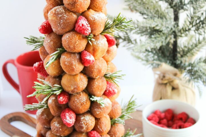 Donut Christmas Tree - Walking On Sunshine Recipes