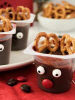 Reindeer Pudding Cups - Walking On Sunshine Recipes