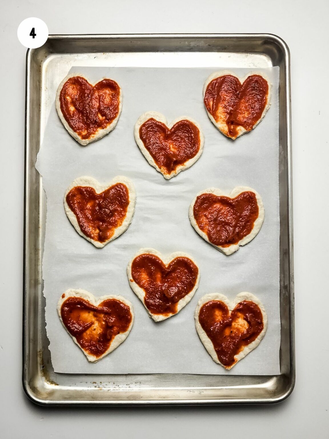 Mini Heart Shaped Pizzas - Walking On Sunshine Recipes