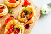 Caprese Puff Pastry Bites - Walking On Sunshine Recipes
