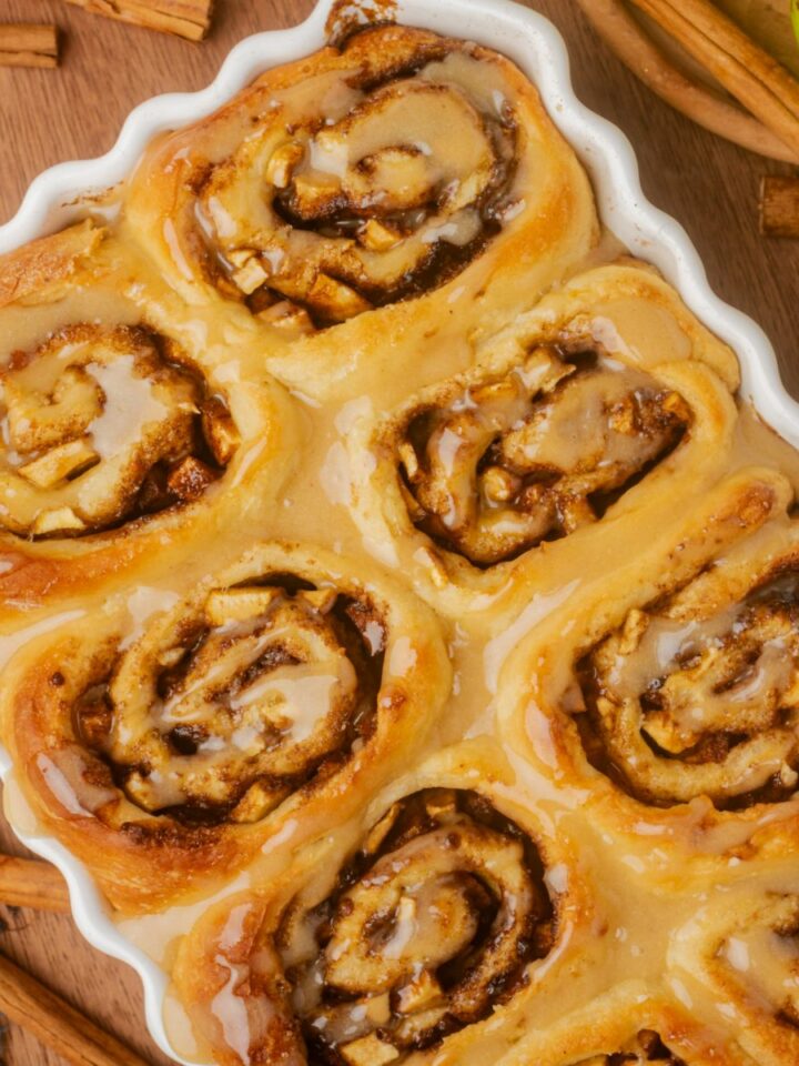 Cinnamon Rolls with Creamer - Walking On Sunshine Recipes