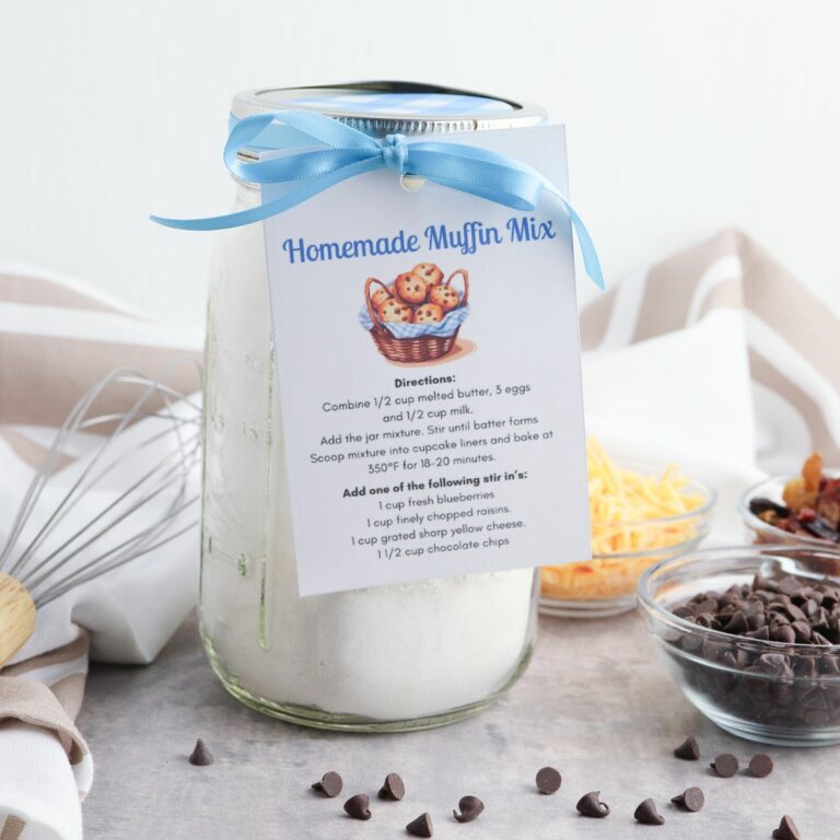 Homemade Muffin Mix in a Jar - Walking On Sunshine Recipes