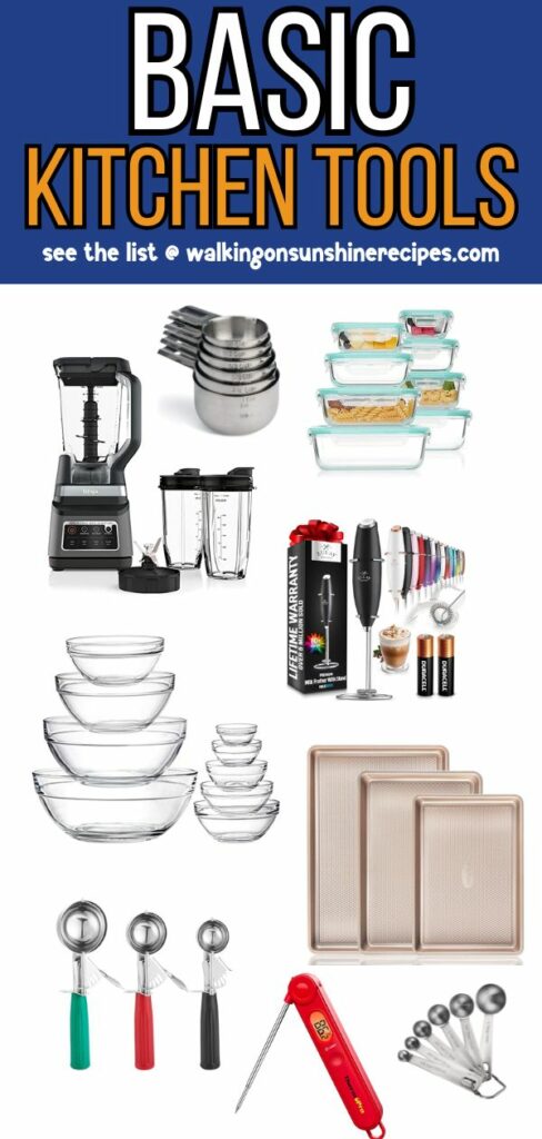 Basic Kitchen Needs List