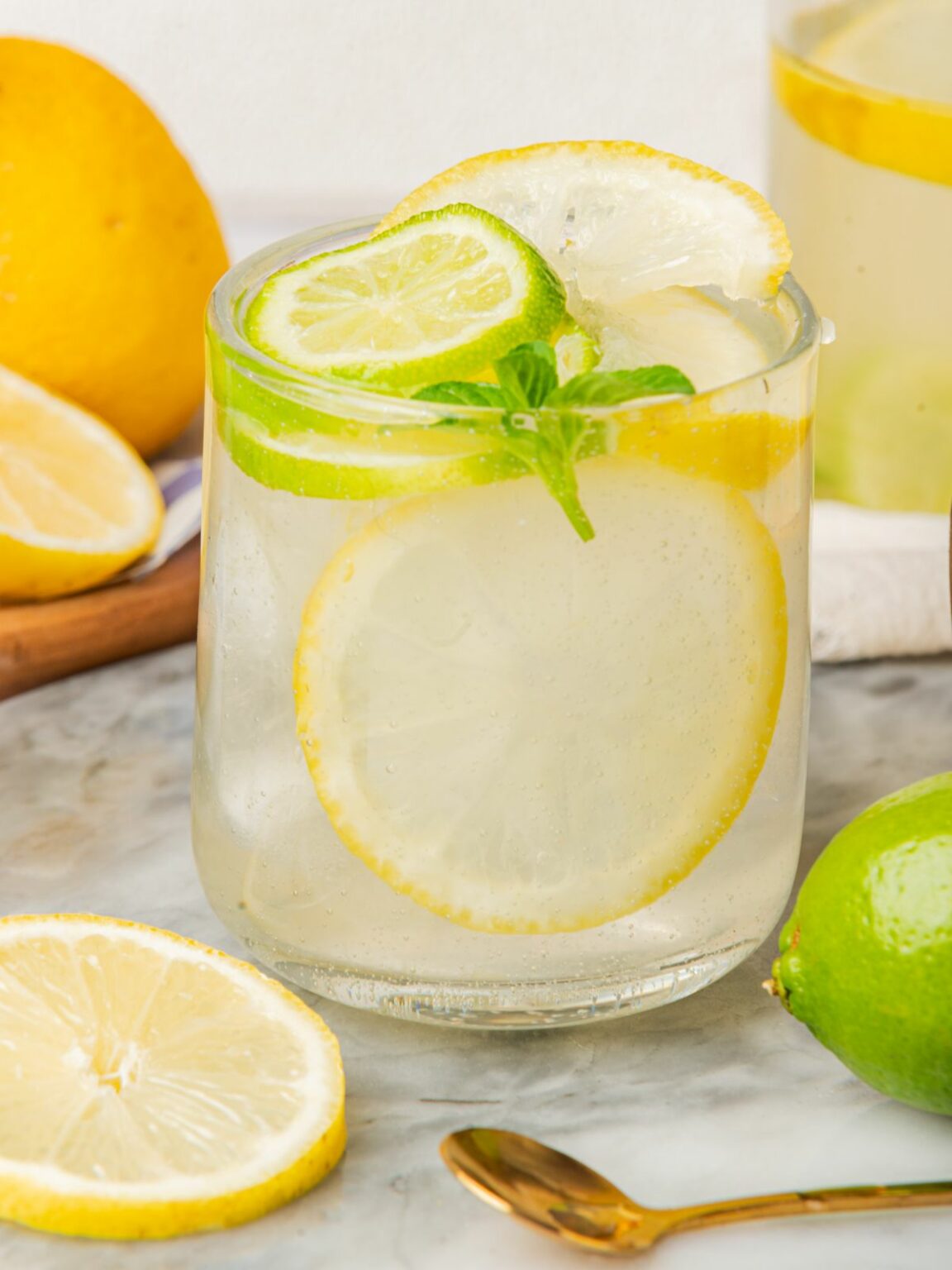 Lemon Lime Water Recipe - Walking On Sunshine Recipes