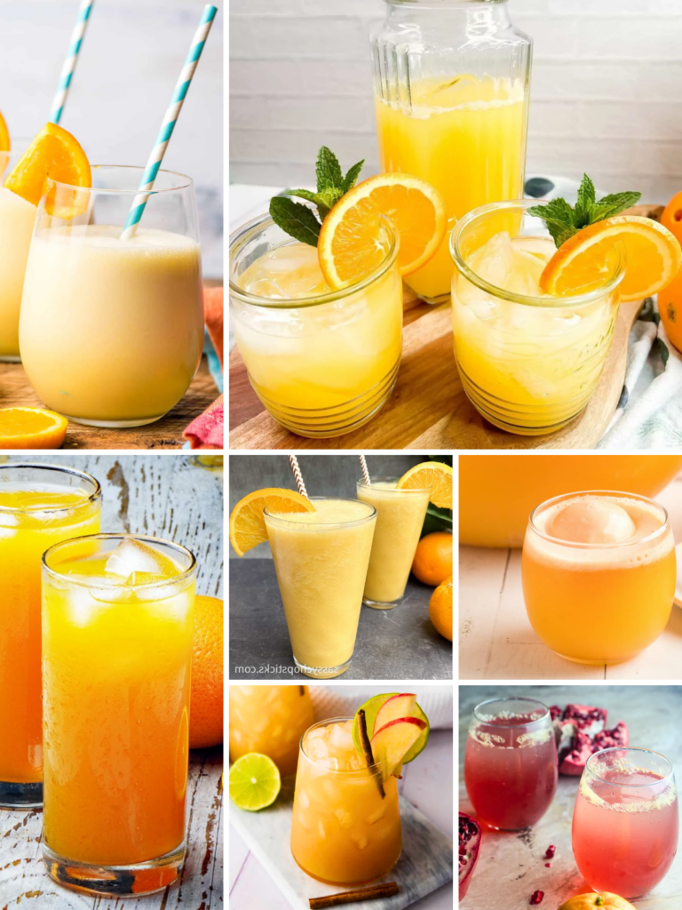 Orange Juice Recipes Non Alcoholic - Walking On Sunshine Recipes