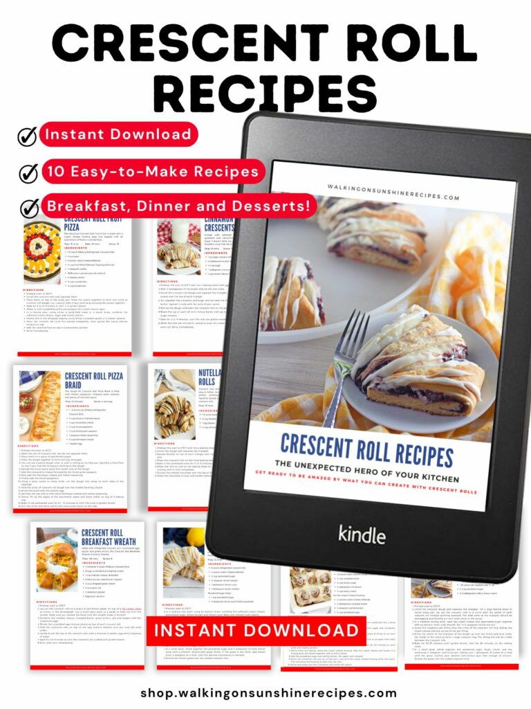 Crescent Roll Desserts with Pie Filling - Walking On Sunshine Recipes