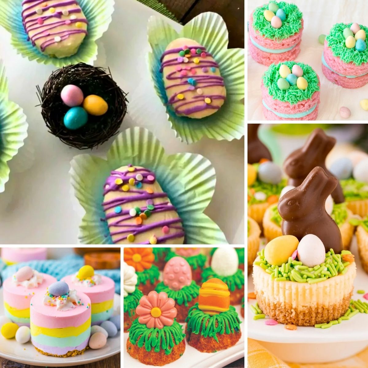 Mini Easter Cake Ideas - Walking On Sunshine Recipes